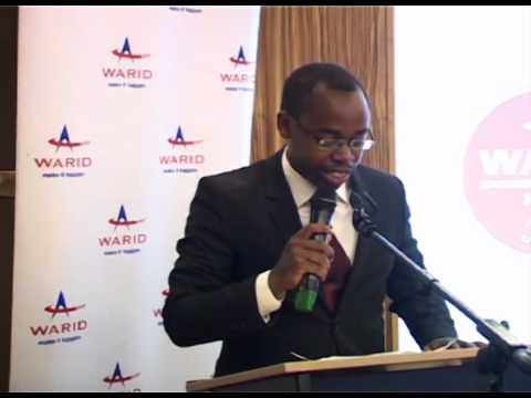 Launch of the Warid Entrepreneurship Fund with 1st beneficiary Dr Davis ...