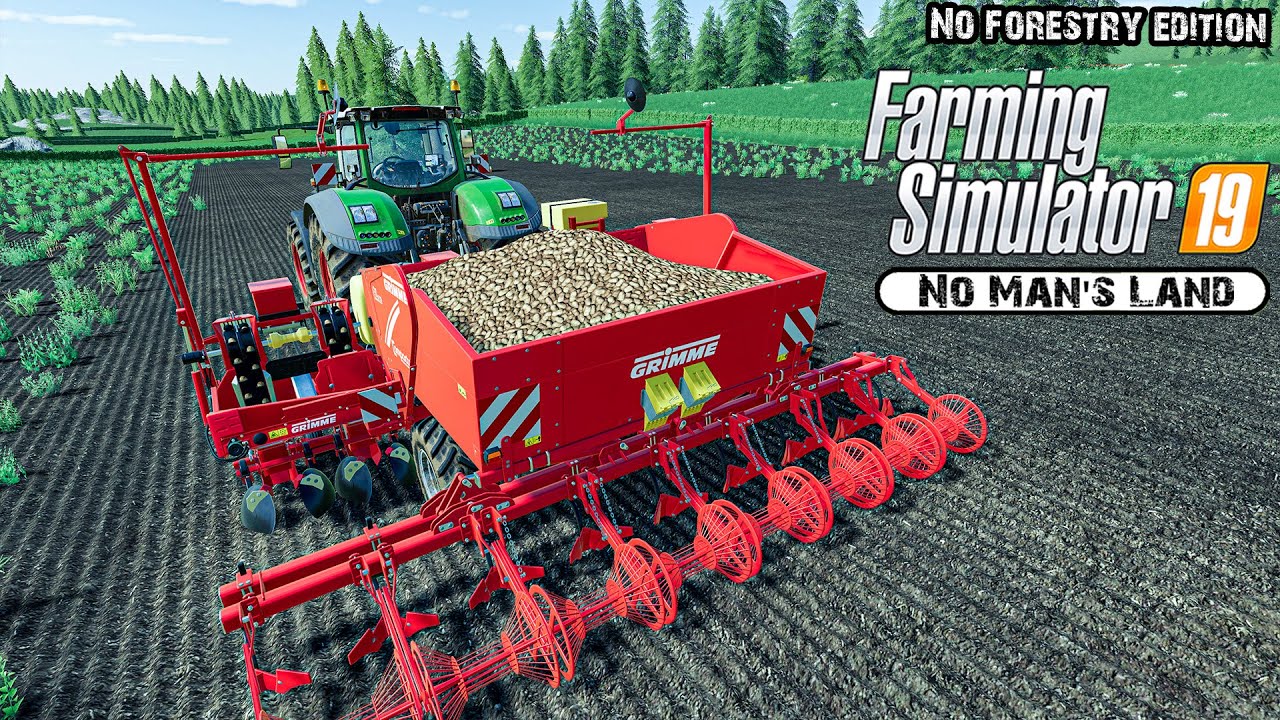 Planting Potato...★ Farming Simulator 2019 Timelapse ★ No Man's Land ...