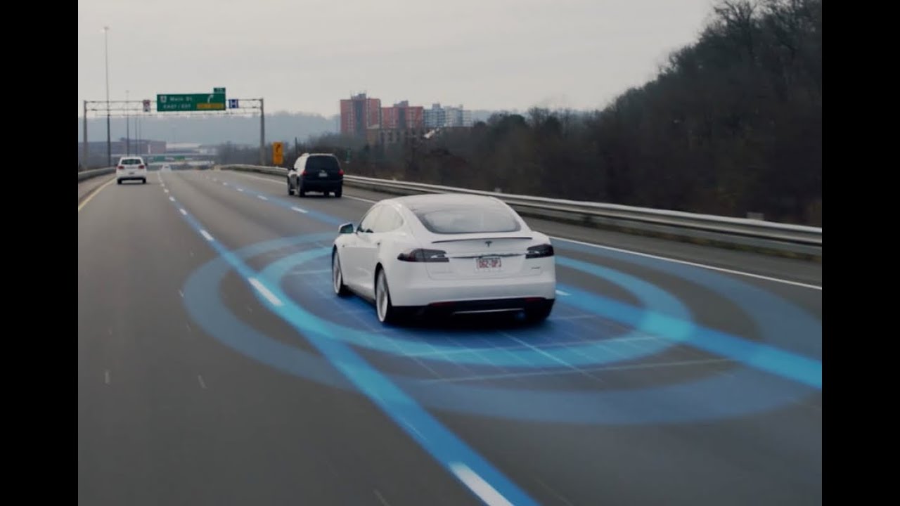 Full Self-Driving AutoPilot on a Tesla Model 3 - YouTube