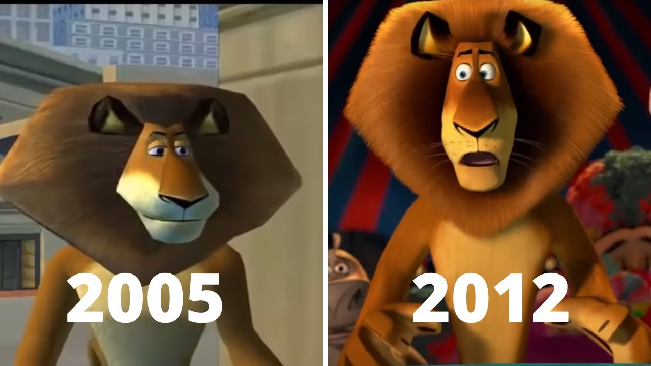 Madagascar Game Evolution [2005 - 2012] - YouTube