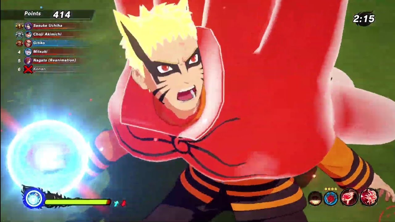 Naruto Baryon Mode Gameplay Review - YouTube