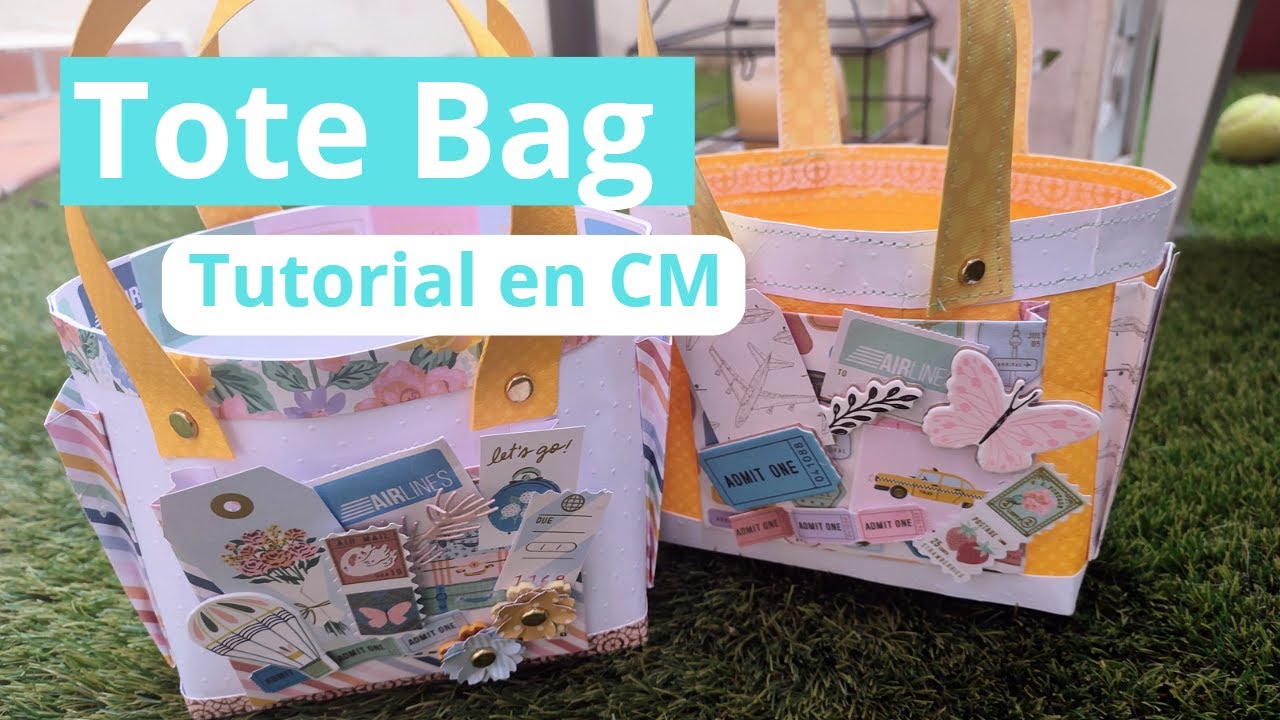 Tutorial Tote Bag 🛍️ ¡pisoteada!🔝 - YouTube
