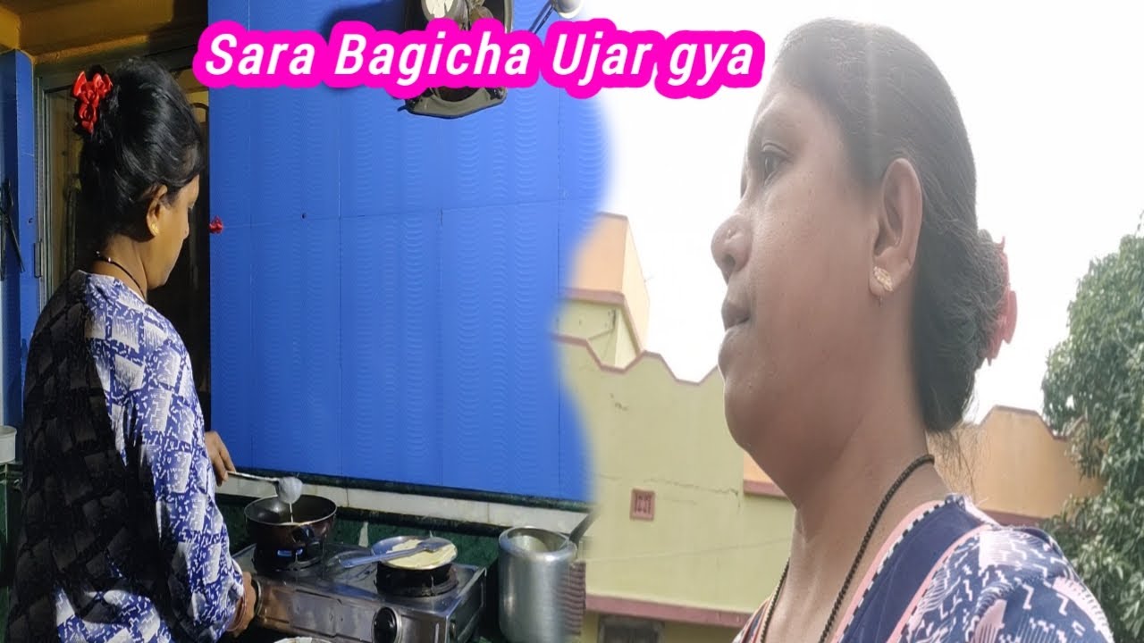 Sara Bagicha Ujar gya | Patjhad ka season | Patjhad | Chawal ki roti ...
