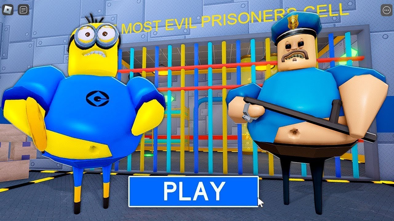 Minion Barry's Prison Run! Walkthrough and All Jumpscares Easy Mode ...
