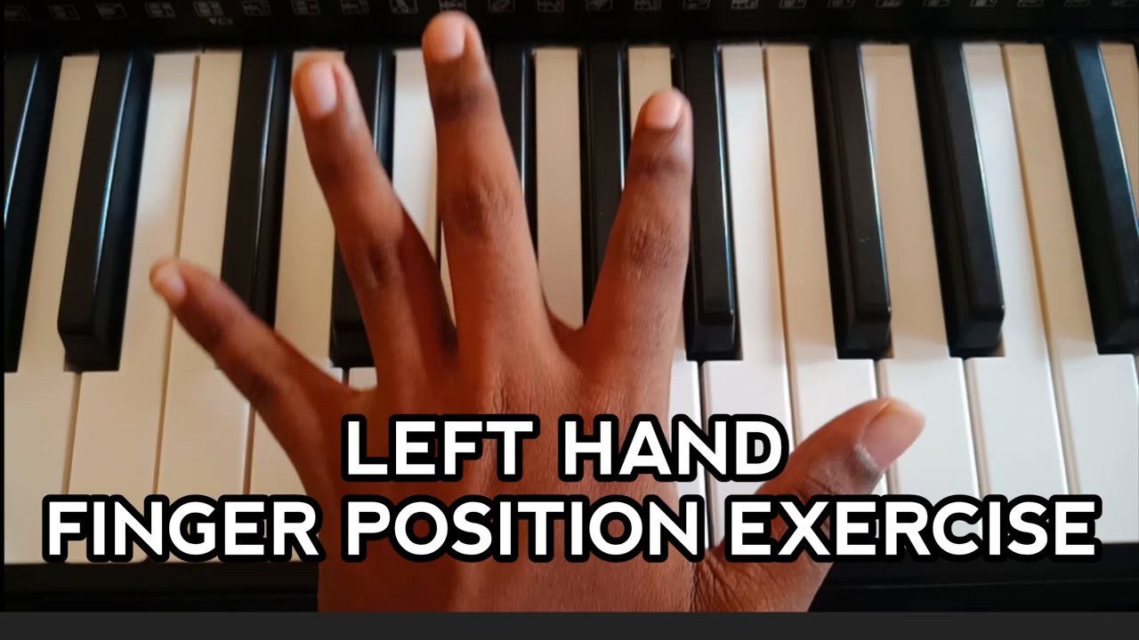 left hand finger position exercise piano series #5 #pianoseries #piano ...