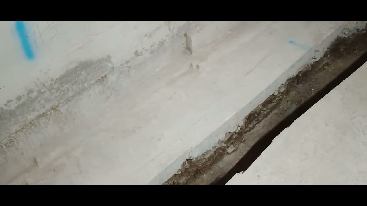 French drain weeping tile trench placement monolithic slab or footers ...