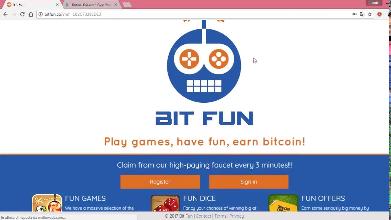 Bitcoin FAUCET: Bit Fun [LEGIT and PAYING] - YouTube