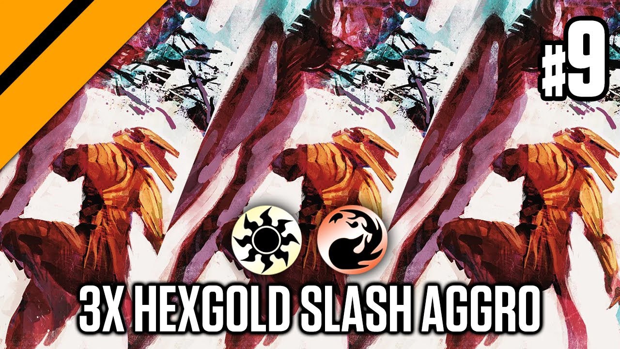 Triple Hexgold Slash Aggro - MTG ONE Limited March to Mythic #9 - YouTube
