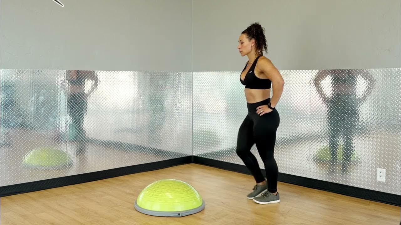Bosu Forward Lunges - YouTube
