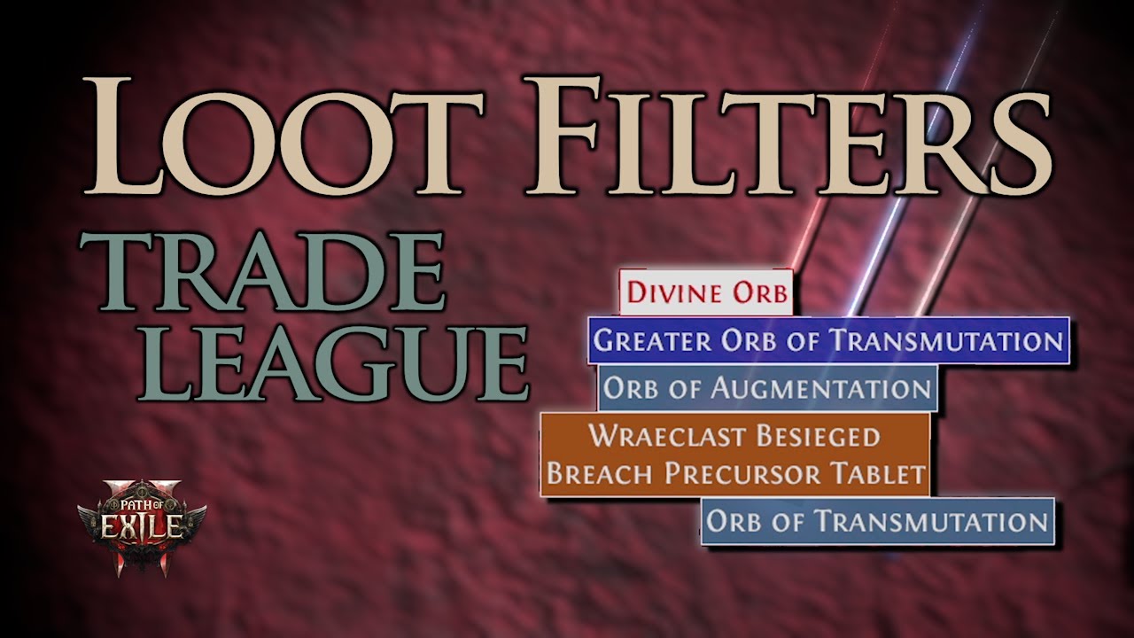 How to Install Loot Filters in PoE 2 (Trade League) | PoE 2 PC - YouTube