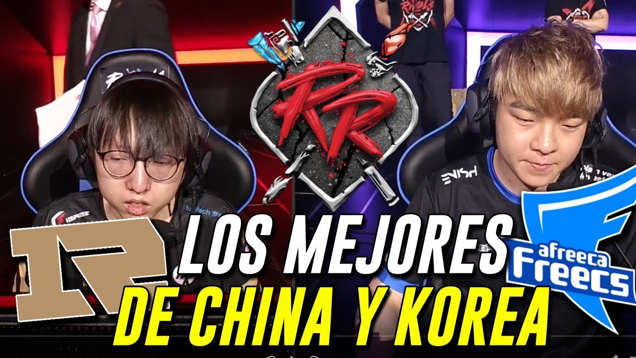 LO MEJOR DE KOREA Y CHINA ENFRENTADOS! AFs vs RNG - FINAL RIFT RIVALS! - YouTube