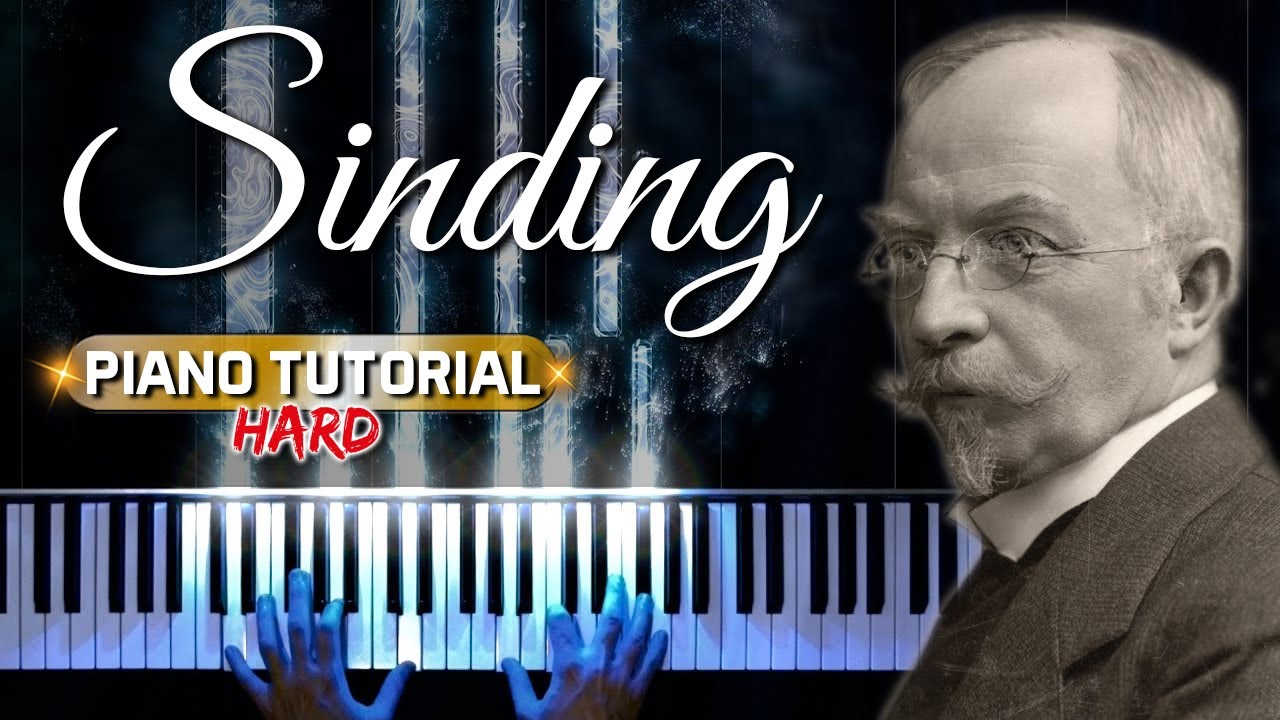Sinding - Rustle of spring, Opus 32 No 3 - Piano tutorial #sinding # ...