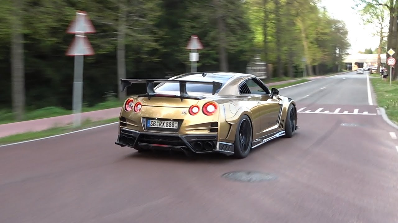GTR R35 OVERKILL, 100+ GTR’s! LOUD ACCELERATIONS AND FLAMES! 2000hp ...