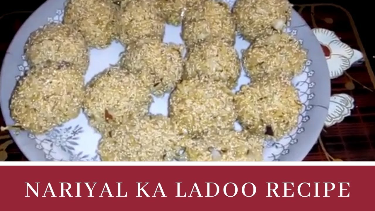 Coconut Ladoo Recipe - Nariyal Ladoo Recipe video - YouTube