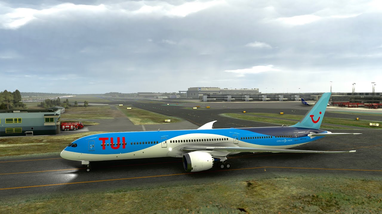 Boeing 787-10, TUI Airways, arrival in Copenhagen, Denmark 🇩🇰 MSFS2020 ...