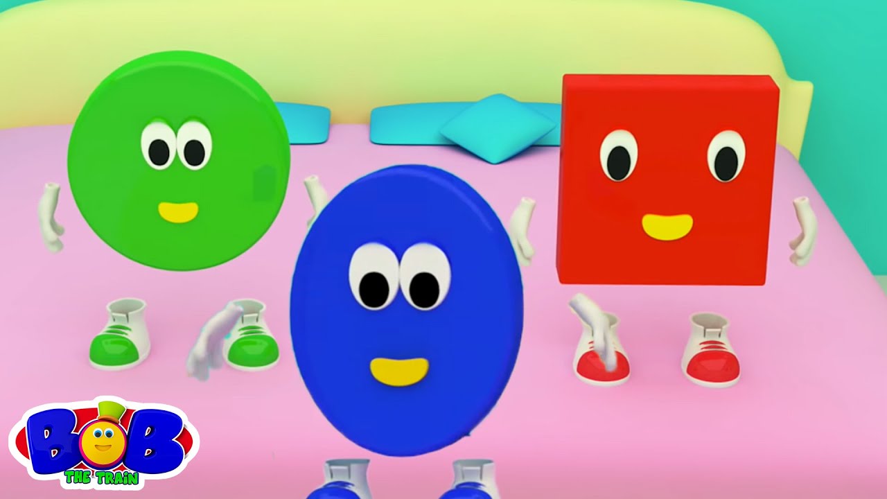 Cinco Pequeñas Formas y más Canciones Educativas por Bob el Tren - YouTube