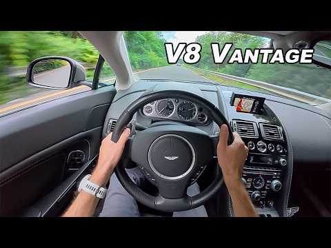 2014 Aston Martin V8 Vantage - Could You Enjoy the Sportshift Single Clutch? (POV Binaural Audio)