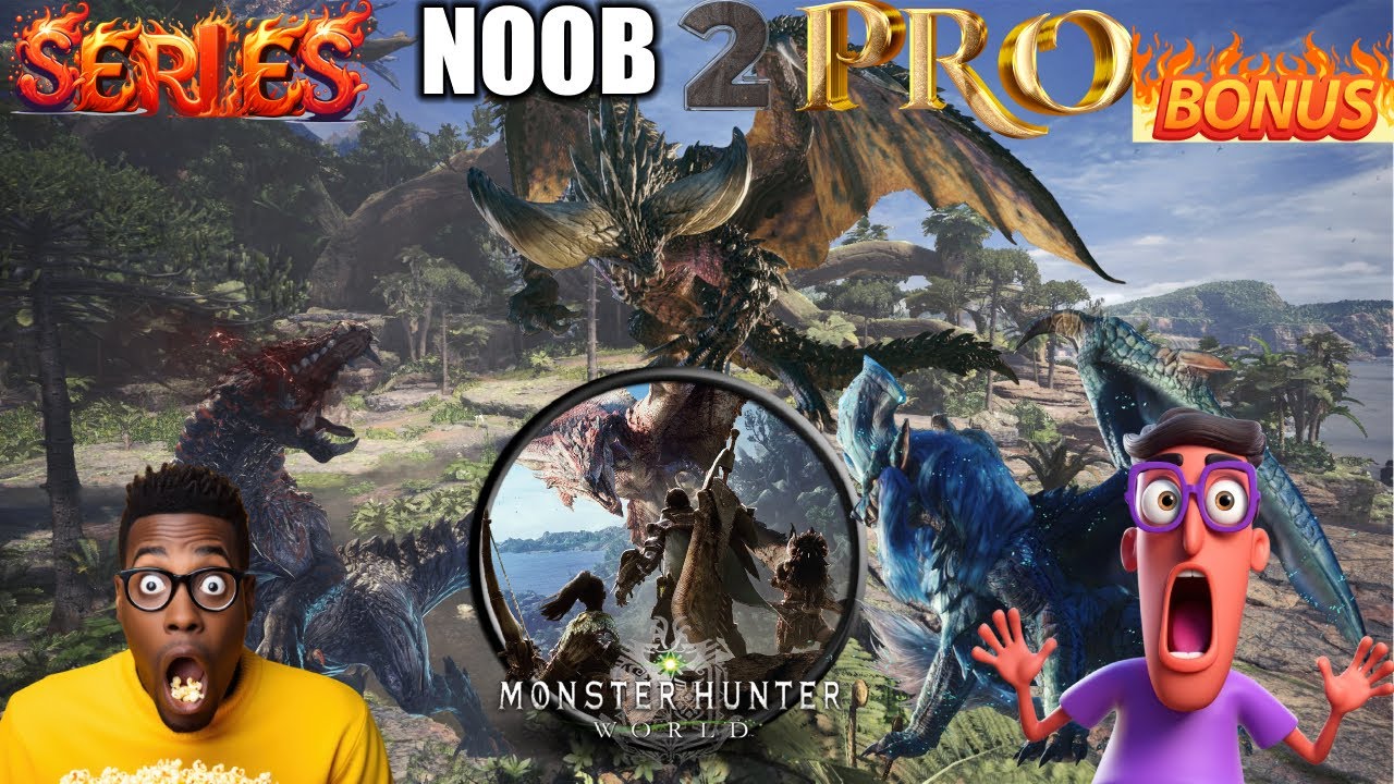 Monster Hunter World Gameplay: noob to PRO Speed Run Challenge - YouTube