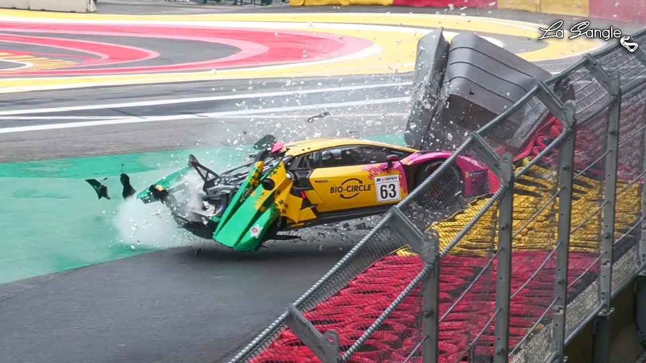 GT Open Spa 2024 | HUGE CRASH Rolf Ineichen - Lamborghini Huracan GT3 ...
