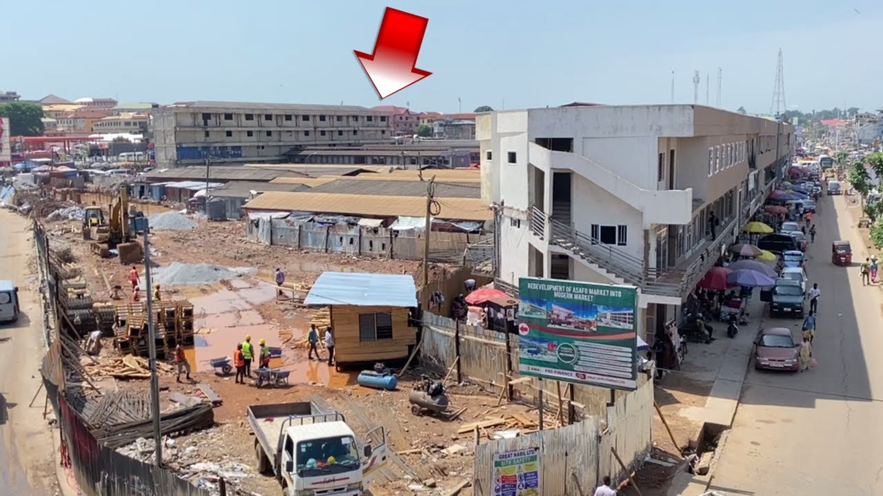 Redevelopment of Asafo Market Into a Modern Market by KMA in Kumasi Has ...