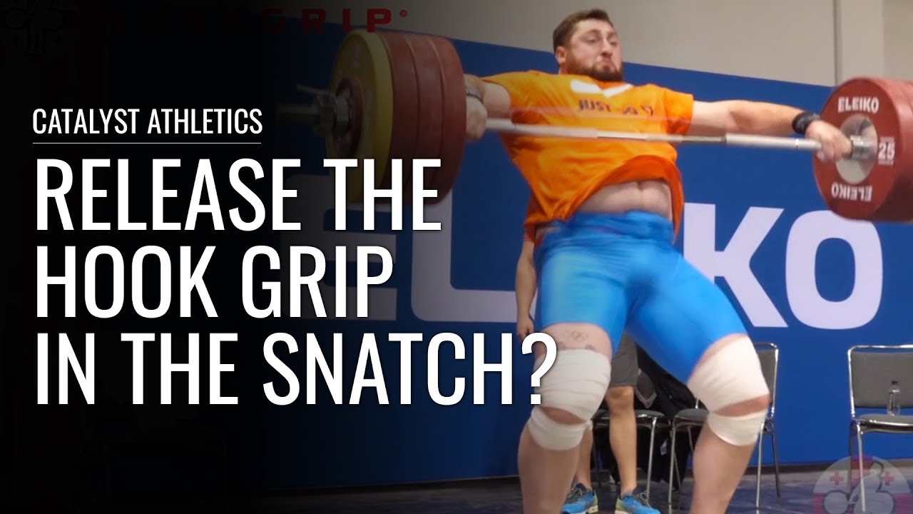 Release The Hook Grip in the Snatch Overhead? - YouTube