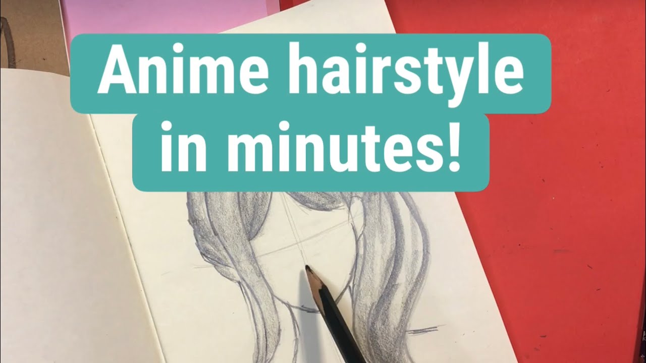 How to Draw Anime Hair in minutes! - Drawing Tutorial - YouTube