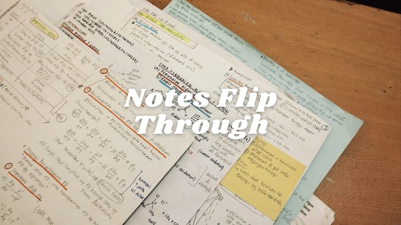 1st semester's notes flip through | Chemical Engineering UGM ...