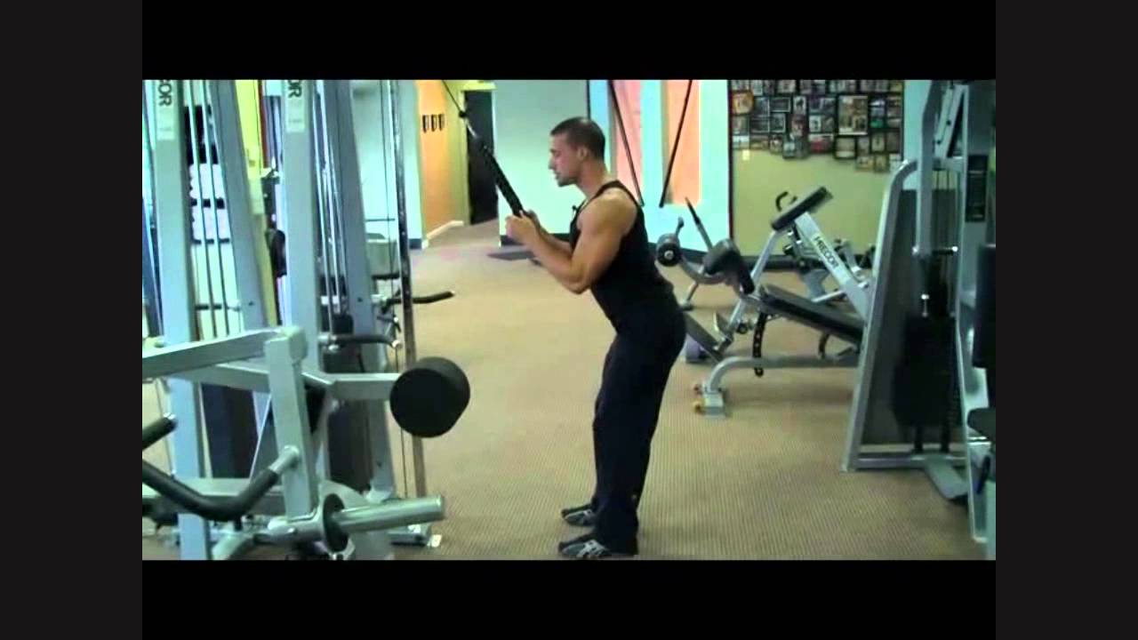 Tricep Extensions With Rope - YouTube
