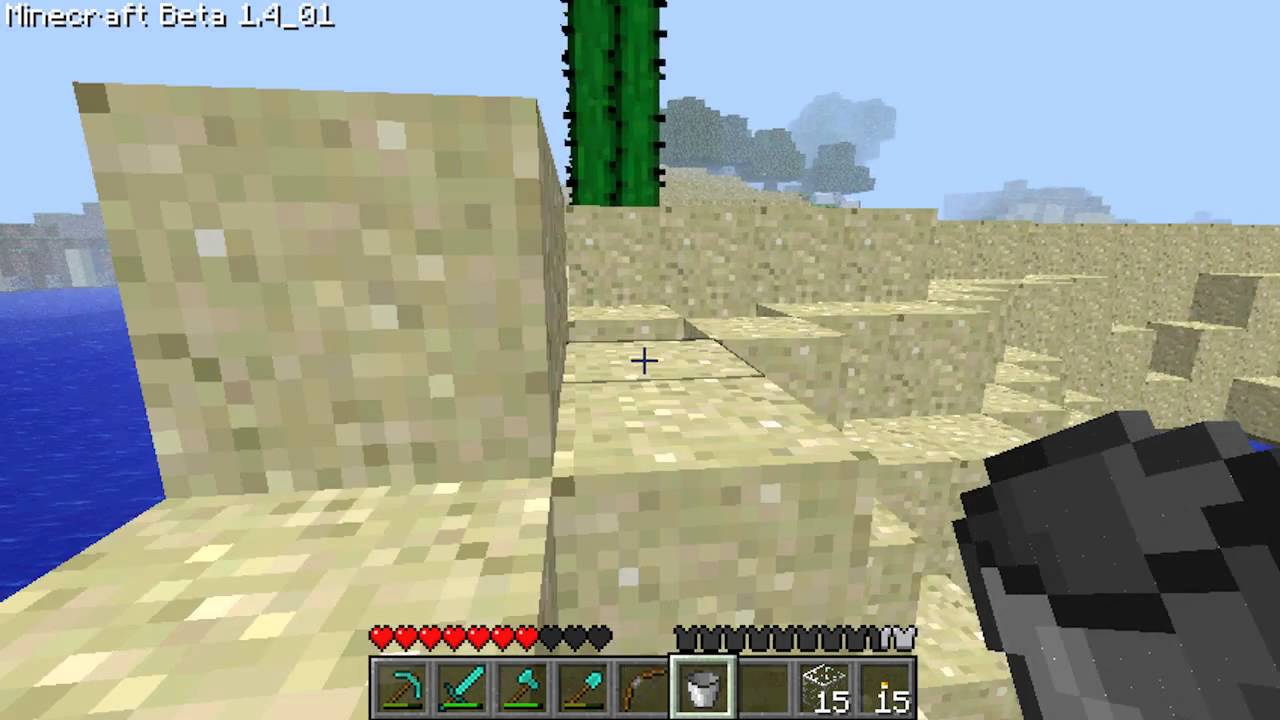 Minecraft | Lava pool near my spawn - YouTube