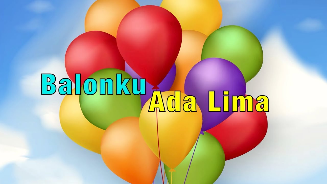 Balonku Ada Lima 子供の歌 - Lagu Anak Indonesia Populer - Kids Songs ...