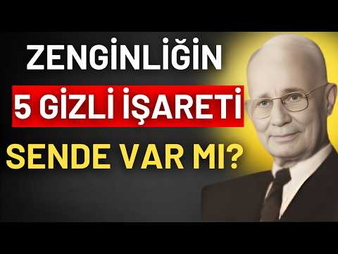Tanrı Sizi Zenginlik İçin Seçtiyse Bu 5 İşaret Hayatınızda Vardır | Napoleon Hill