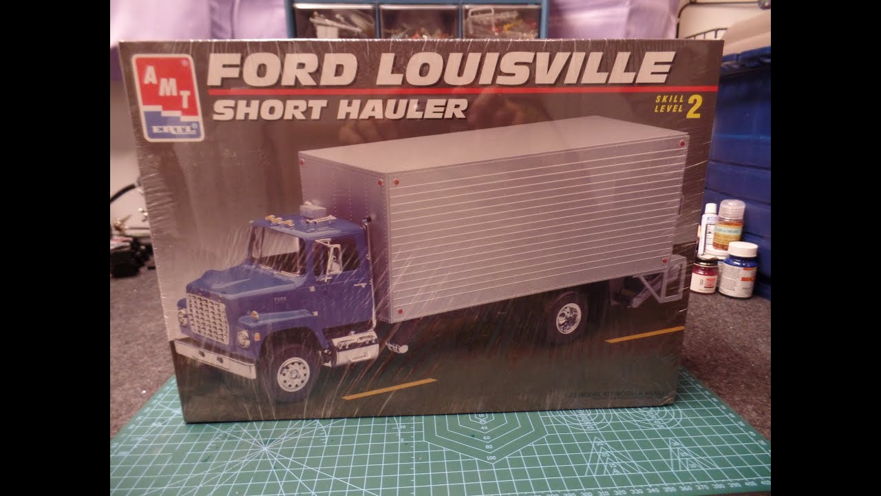 Ford Louisville Short Hauler AMT Ertl 1:25 Scale Model Car Kit Unboxing ...