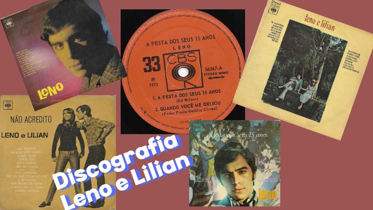 Discografia leno e Lilian -- Da minha Coleção - YouTube