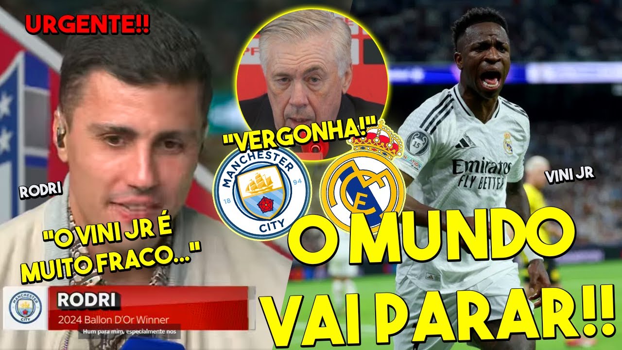 FINALMENTE ! A PARTIDA QUE O MUNDO QUER VER ! VINI JR ENFRENTA RODRI ...