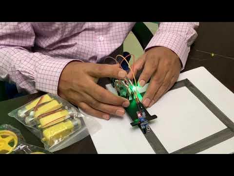 How to Configure IR Sensors and Program Line Following robot or car on Raspberry Pi Pico - YouTube