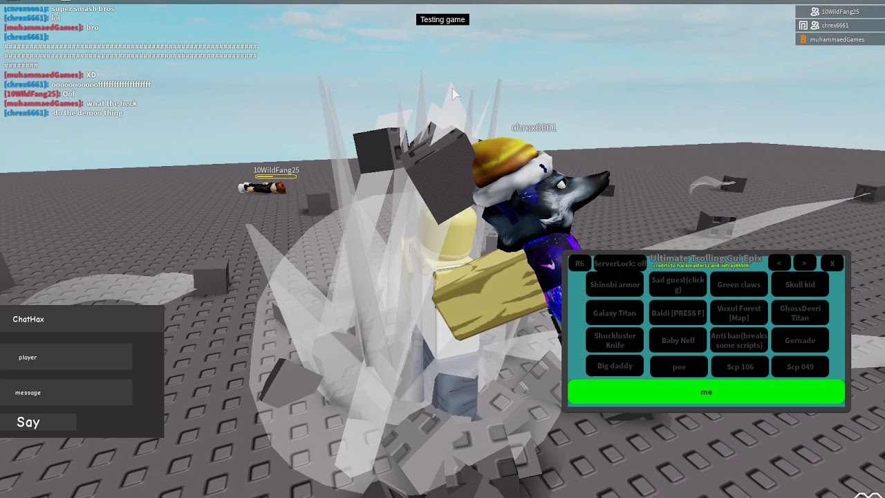 use Ultimate trolling gui epix - YouTube