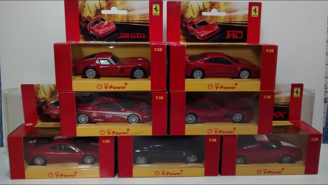 Miniaturas Ferrari Posto Shell 2007 - YouTube