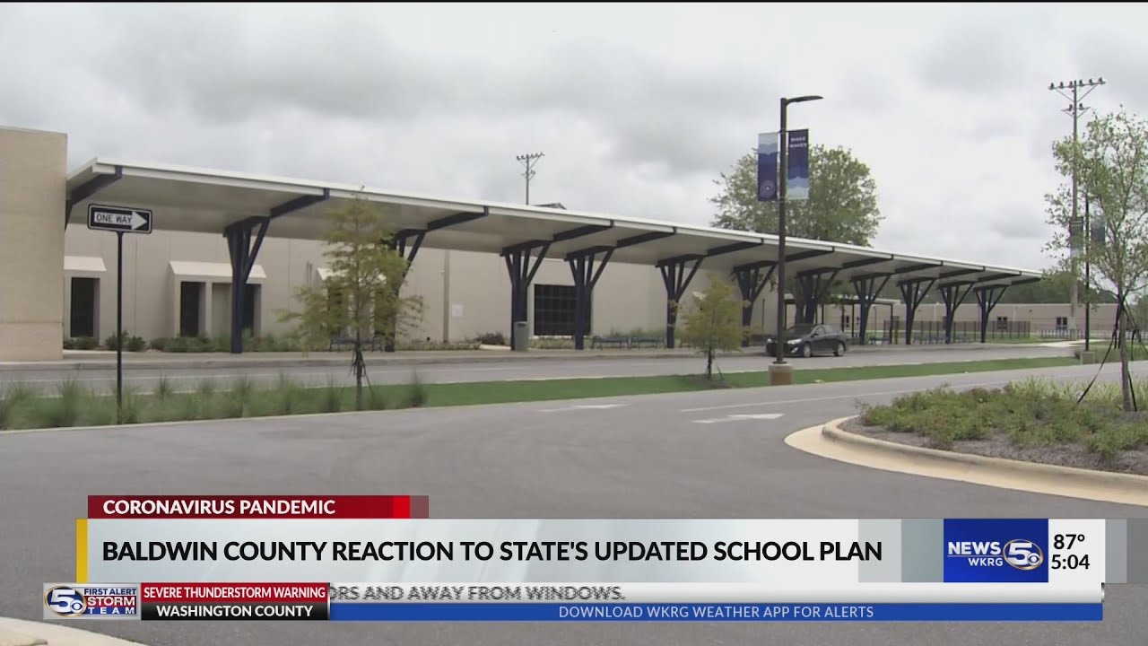 Baldwin County reaction to state's updated school plan - YouTube
