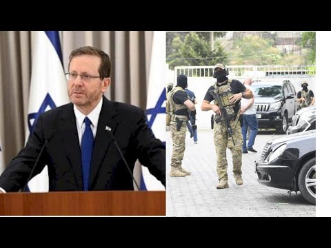 İsrail Prezidenti belə qorundu. Ərazi mühasirəyə alındı.Xüsusi təyinatlılar hərəkətə keçdi.