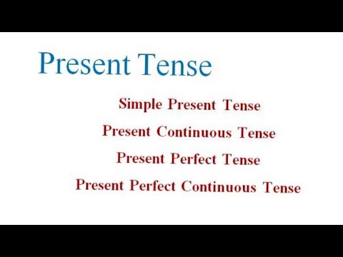 TENSE(TAMIL) - PART -1 PRESENT TENSE - YouTube