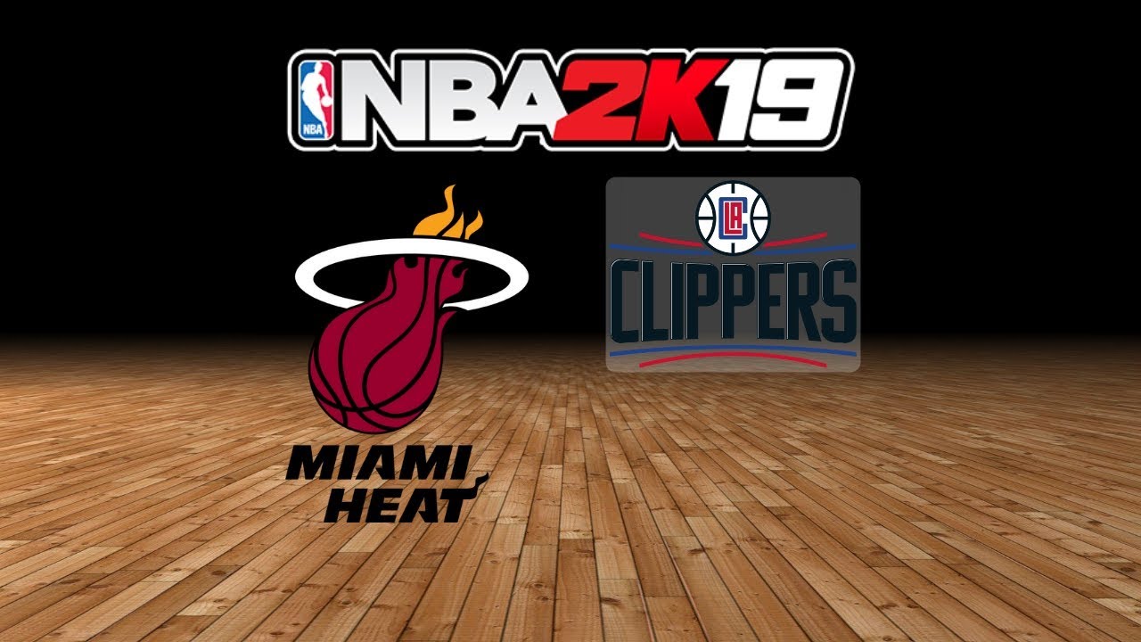 Heat vs. Clippers - 12.8.18 - NBA 2K19 MyLeague - YouTube