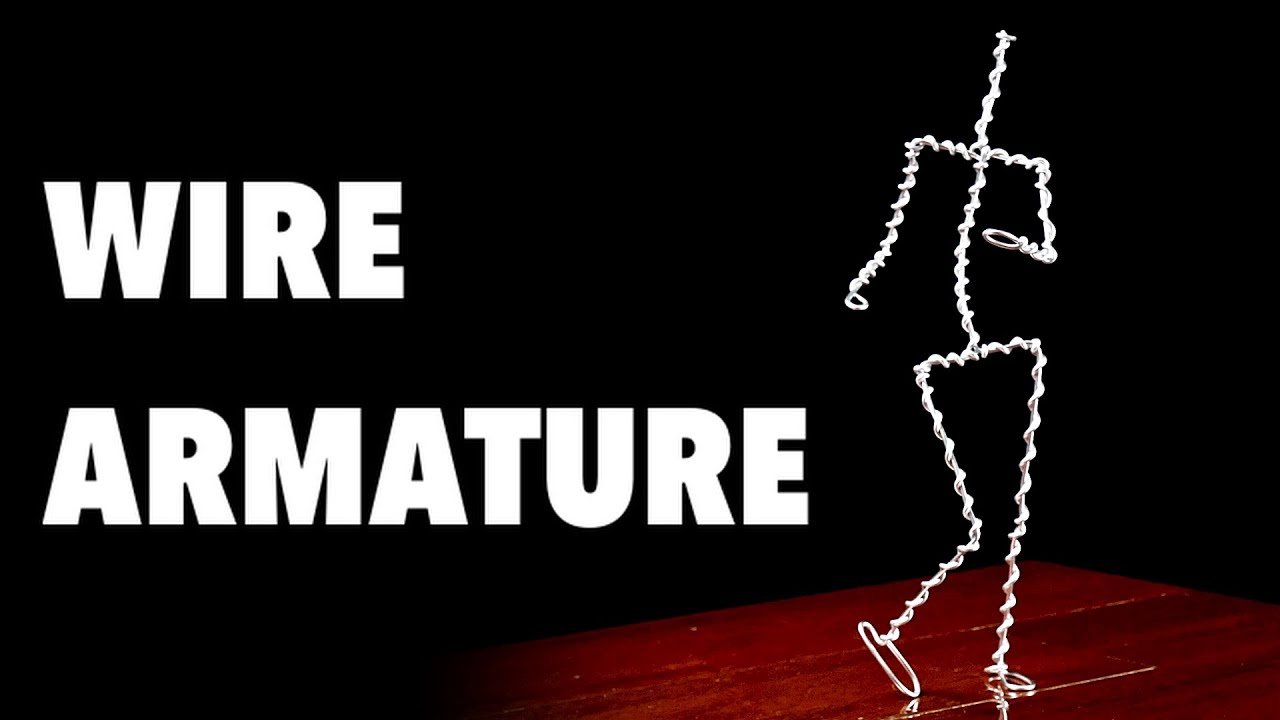 How To Make Aluminum Wire Armatures For Figure Sculpture - YouTube