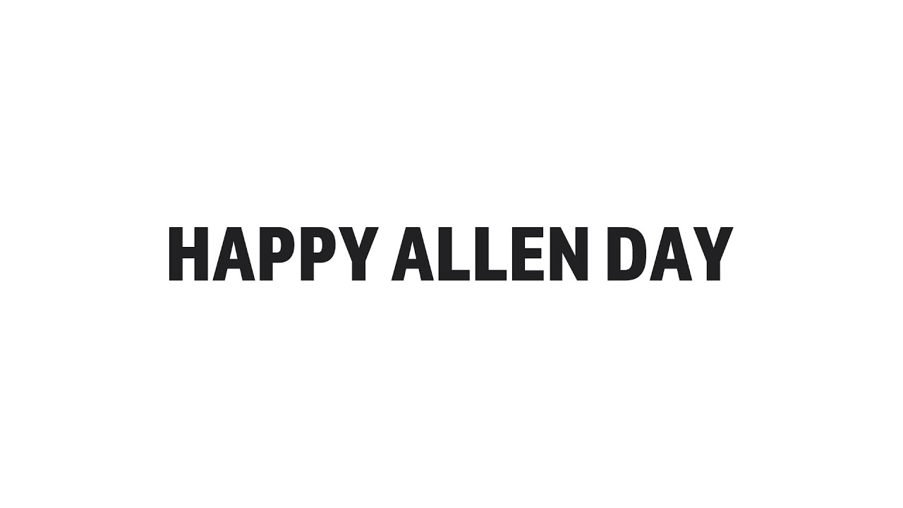 2023 HAPPY ALLEN DAY - YouTube