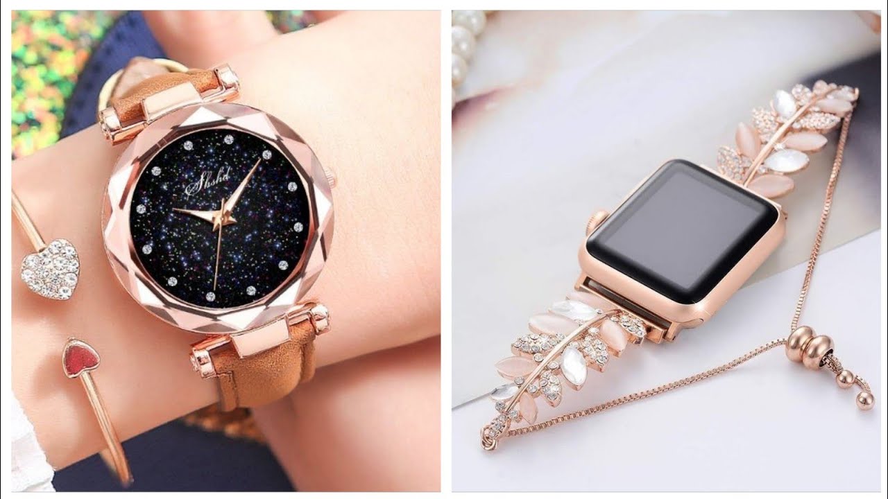 hand wear watch design for girls so beautiful look watch different ...