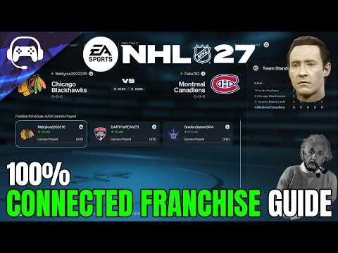 NHL 27 | 100% CONNECTED FRANCHISE GUIDE