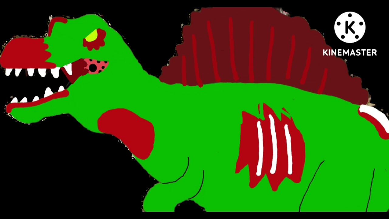 zombie Spinosaurus sound effects - YouTube