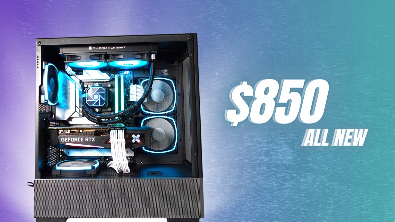 Insane $850 Gaming PC flip with all new parts ( w/ Gameplay Benchmarks ...