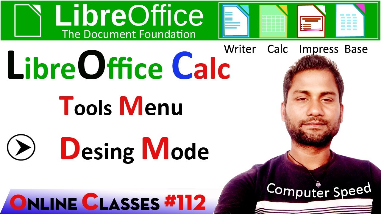 Design mode | libreoffice calc design mode | desing mode kya hai ...