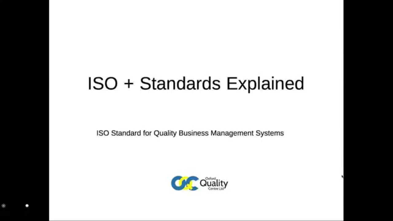 ISO + standards explained - YouTube