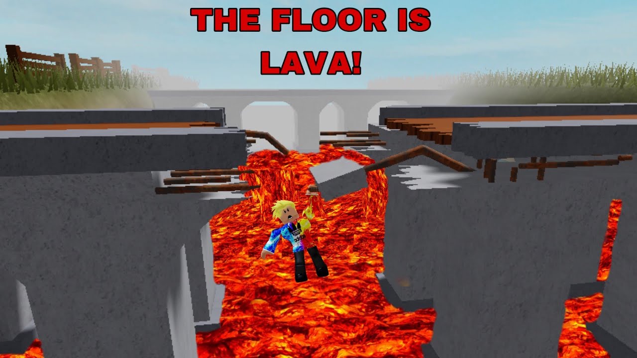 THE FLOOR IS LAVA ROBLOX! - YouTube